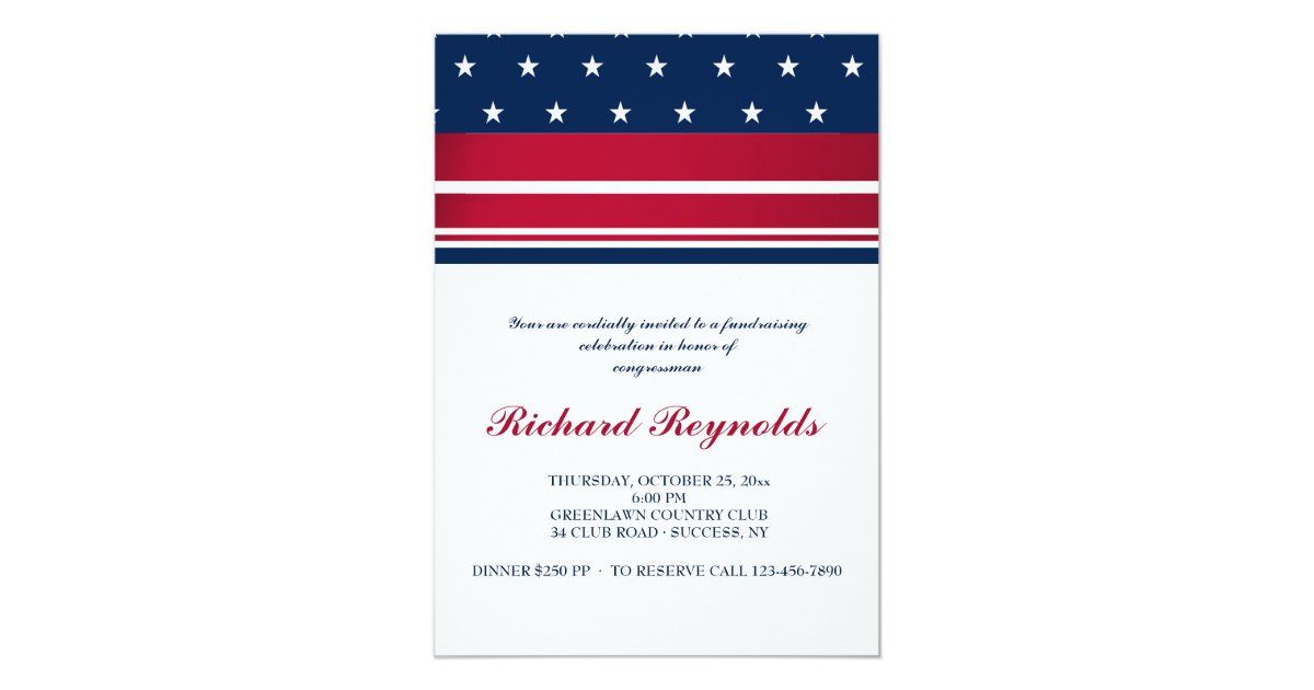 Loyal American Patriotic Invitation | Zazzle.com