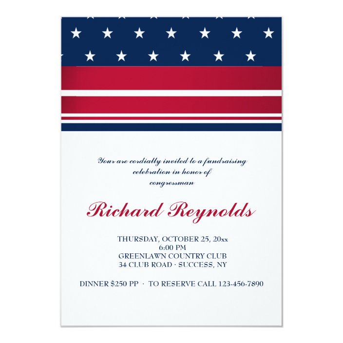 Loyal American Patriotic Invitation | Zazzle.com