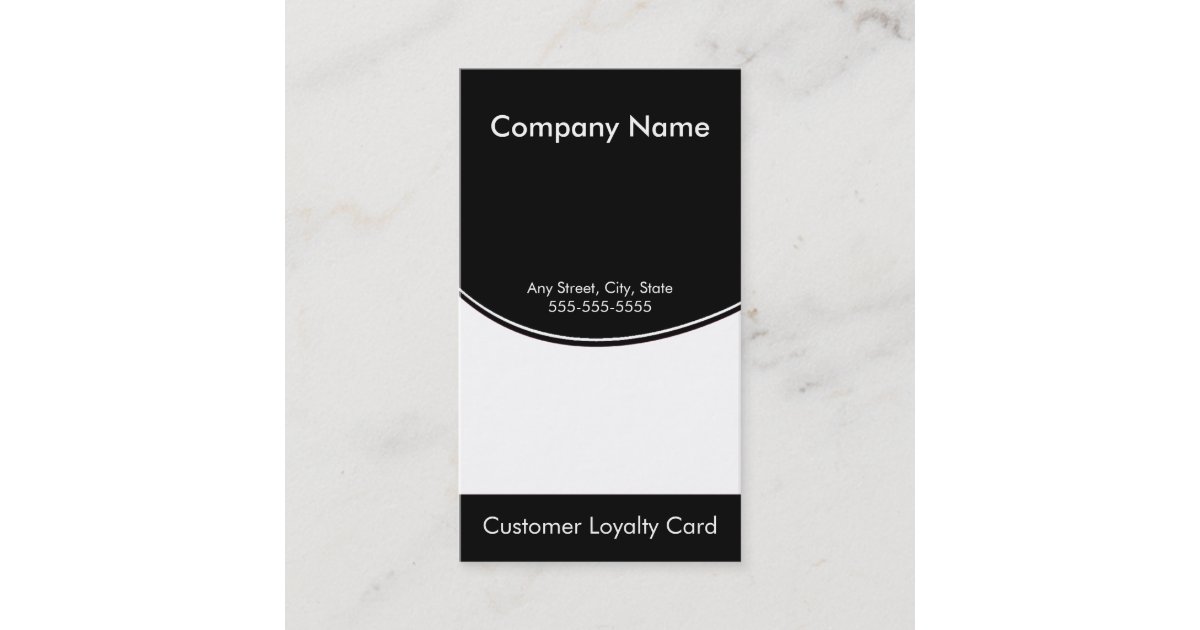 Loyalty Business Card Punch Card | Zazzle