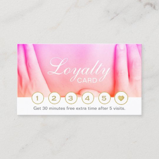 Loyalty Card | Elegant Massage Therapy Spa | Zazzle.com