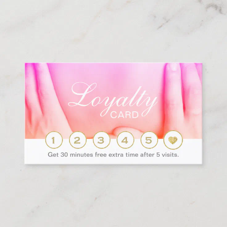 Loyalty Card | Elegant Massage Therapy Spa | Zazzle