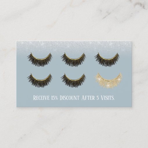 Loyalty Card | Lashes Makeup Artist Eyelash | Zazzle