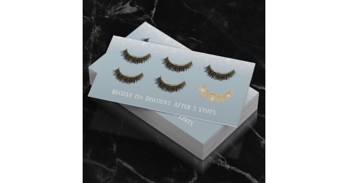 Loyalty Card | Lashes Makeup Artist Eyelash | Zazzle