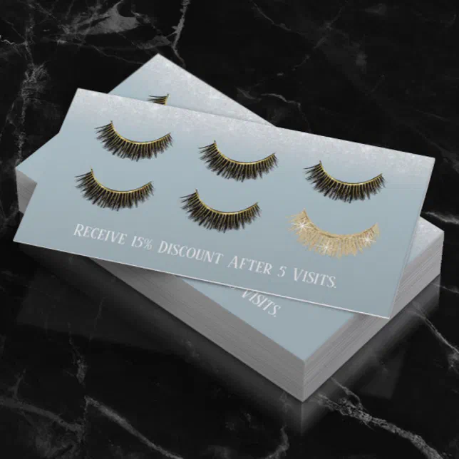 Loyalty Card | Lashes Makeup Artist Eyelash | Zazzle