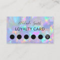 loyalty card purple opal gemstone | Zazzle