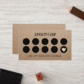 Loyalty Card | Rustic Kraft Handmade Craft | Zazzle