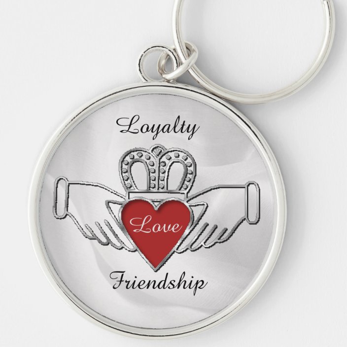 Loyalty Love Friendship Claddagh Key Chain | Zazzle.com