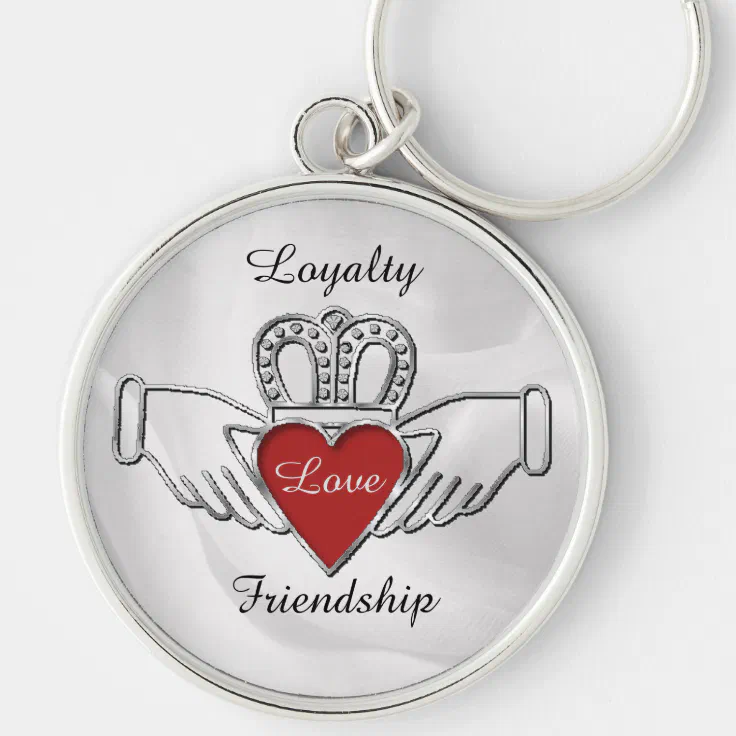 Loyalty Love Friendship Claddagh Key Chain | Zazzle
