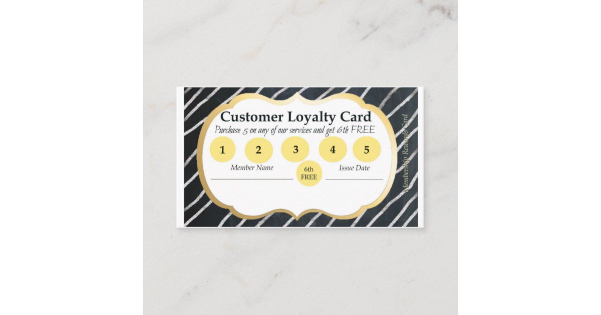Loyalty Rewards Card | Zazzle