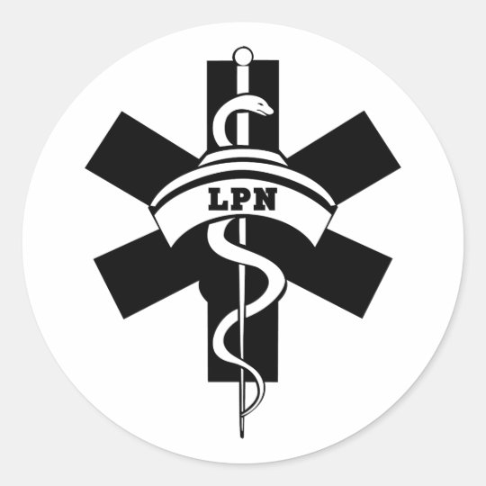 LPN Nurses Classic Round Sticker | Zazzle.com