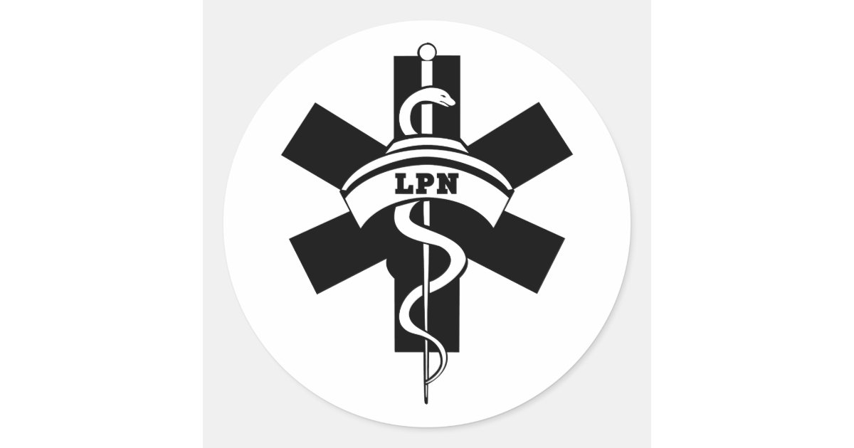 LPN Nurses Classic Round Sticker | Zazzle