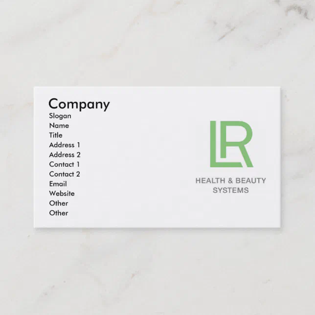 LR business card | Zazzle