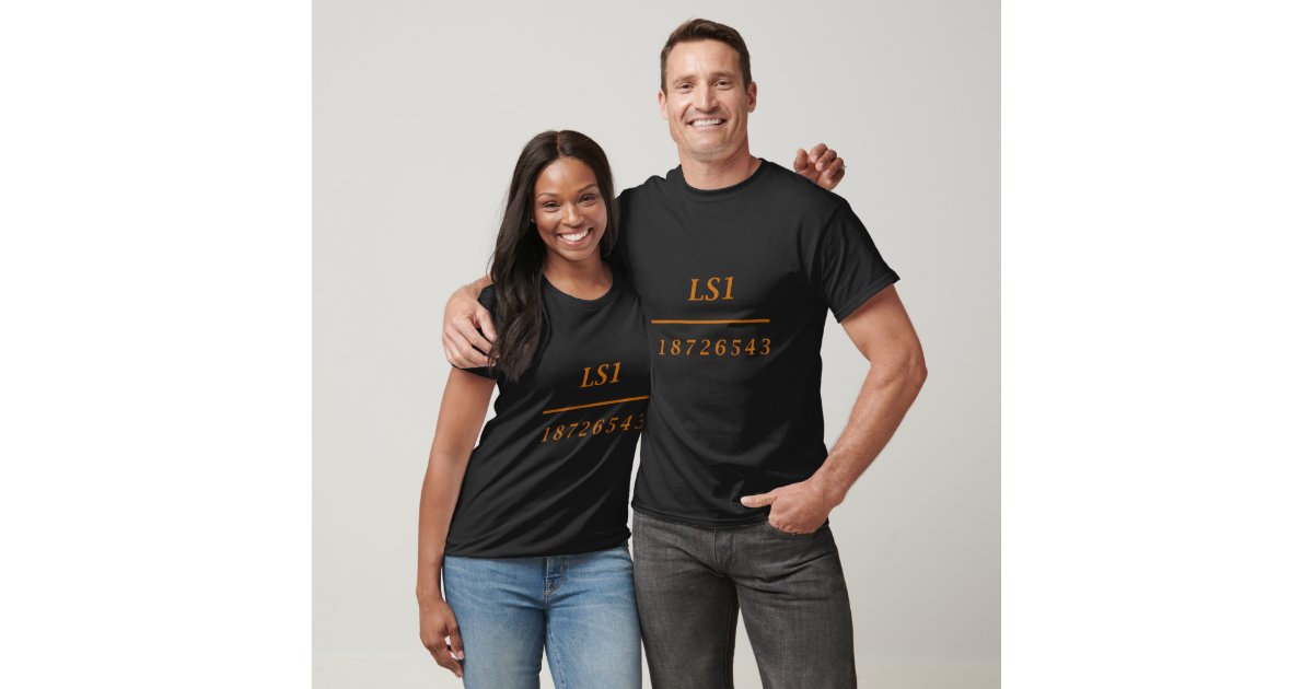 LS1 Firing Order Basic Dark T-Shirt | Zazzle