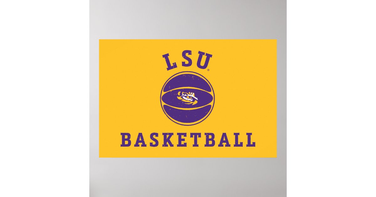 LSU Basketball | Louisiana State 4 Poster | Zazzle