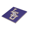 LSU Block Logo Tile | Zazzle