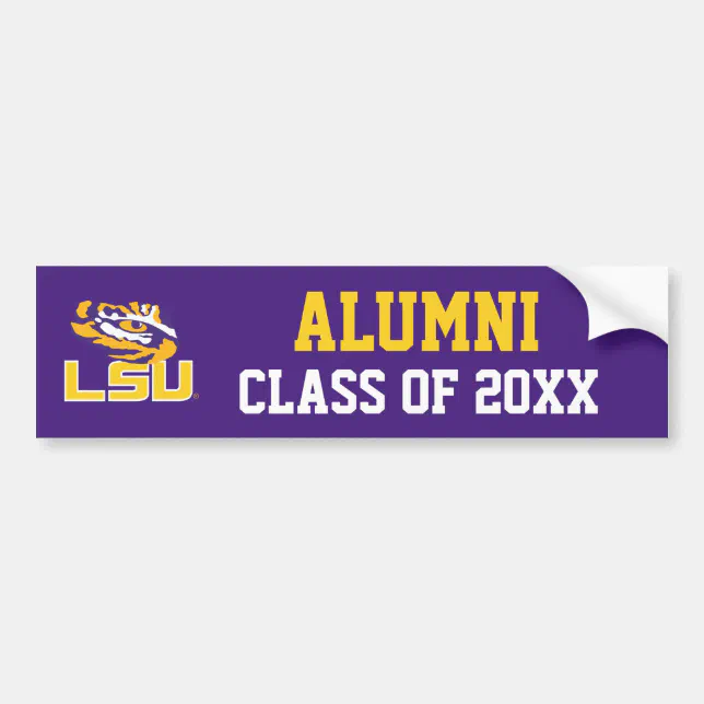 LSU Eye of the Tiger Bumper Sticker | Zazzle