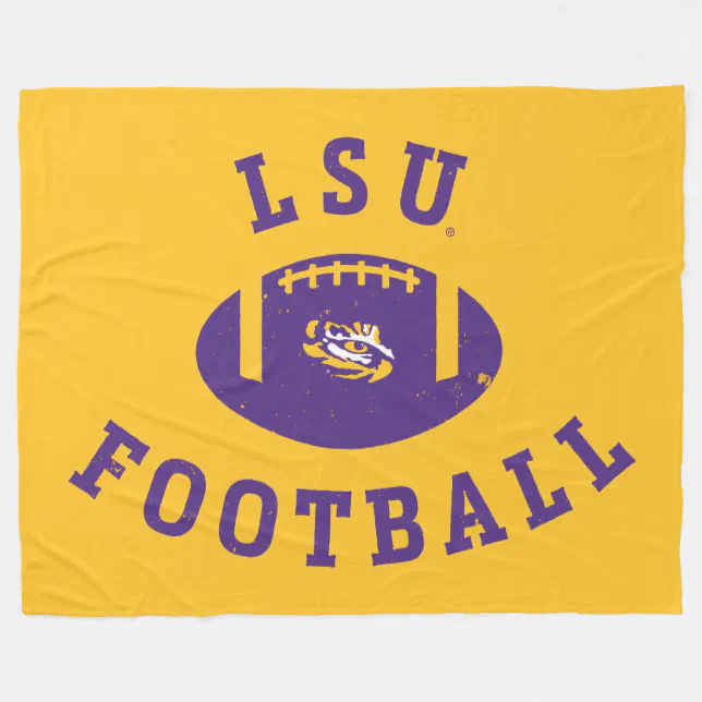 LSU Football | Louisiana State 4 Fleece Blanket | Zazzle