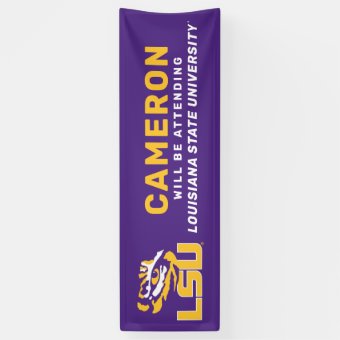 LSU Graduate Banner | Zazzle
