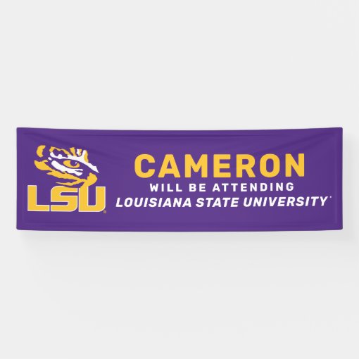 LSU Graduate Banner | Zazzle