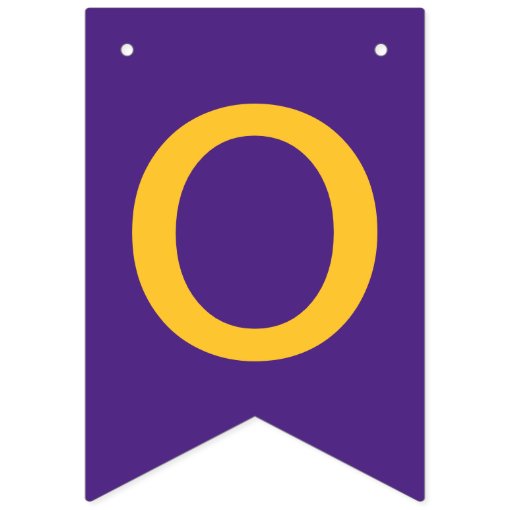 LSU Graduate Bunting Flags | Zazzle