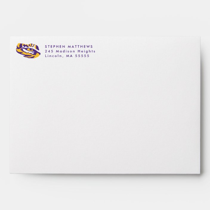 LSU Graduate Envelope | Zazzle.com