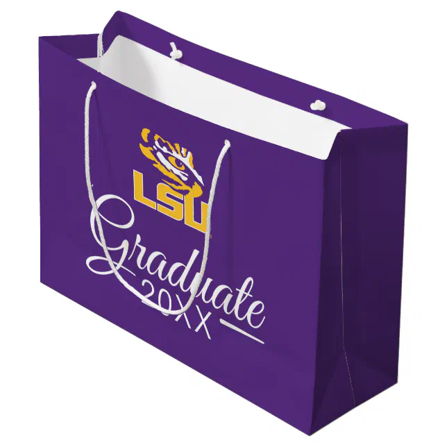 LSU Graduate Large Gift Bag | Zazzle