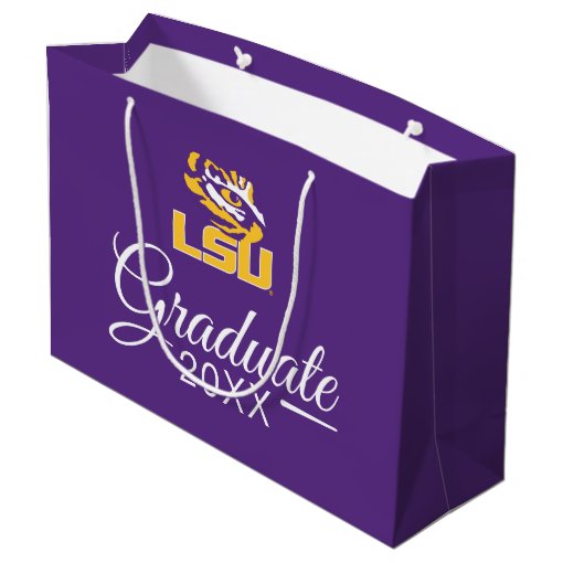LSU Graduate Large Gift Bag | Zazzle