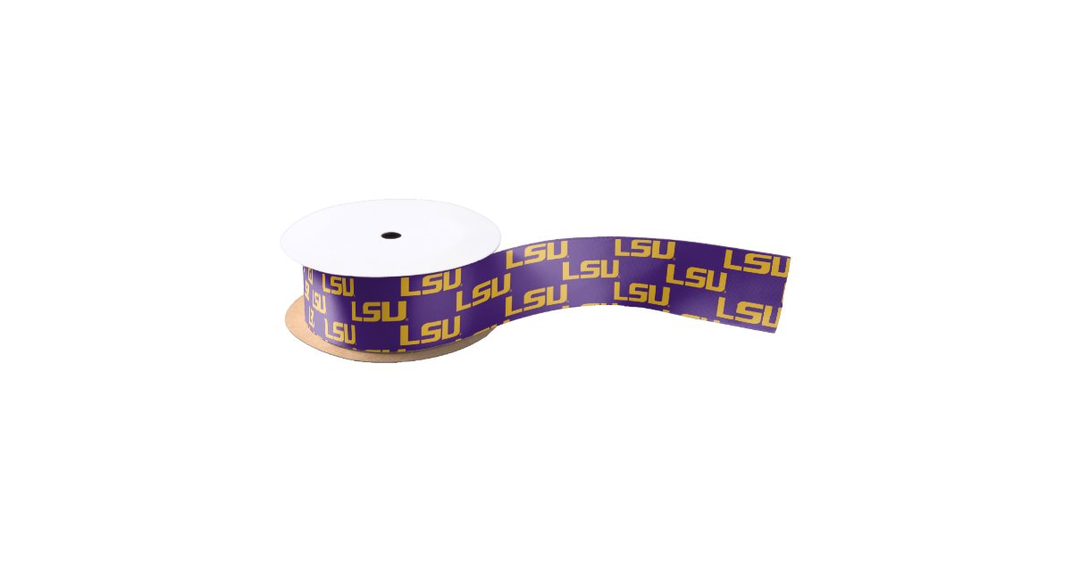 LSU Graduate Satin Ribbon | Zazzle