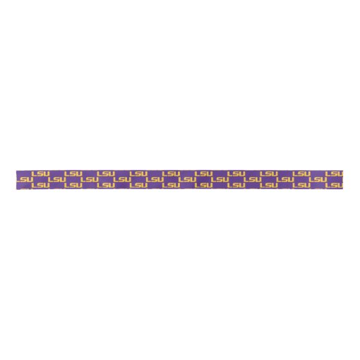 LSU Graduate Satin Ribbon | Zazzle