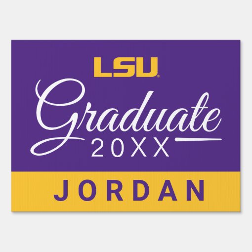 LSU Graduate Sign | Zazzle