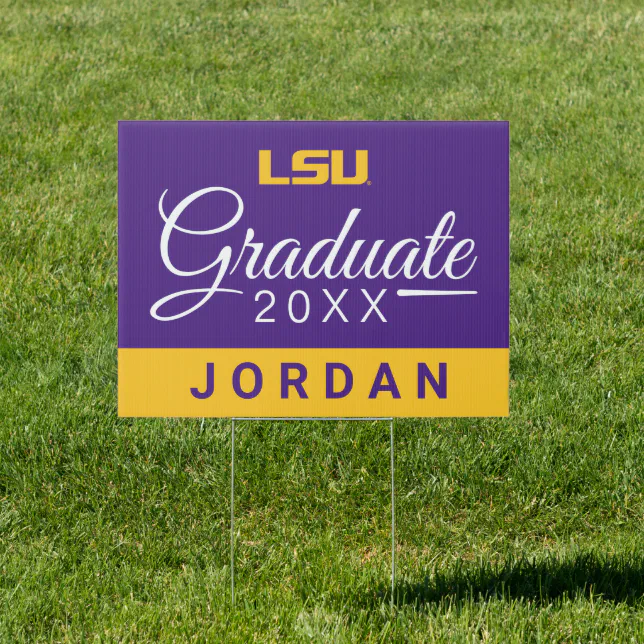 LSU Graduate Sign | Zazzle