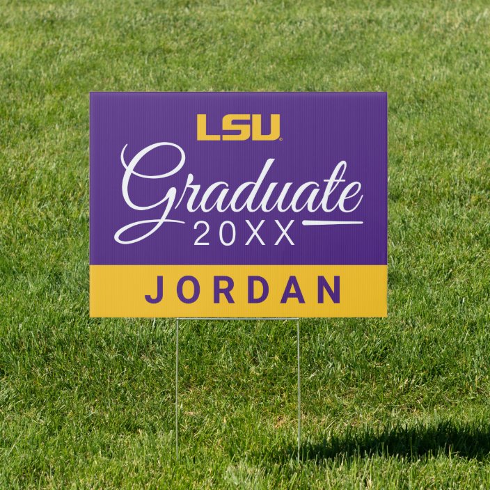 LSU Graduate Sign | Zazzle.com