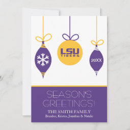 LSU Holiday Card | Zazzle