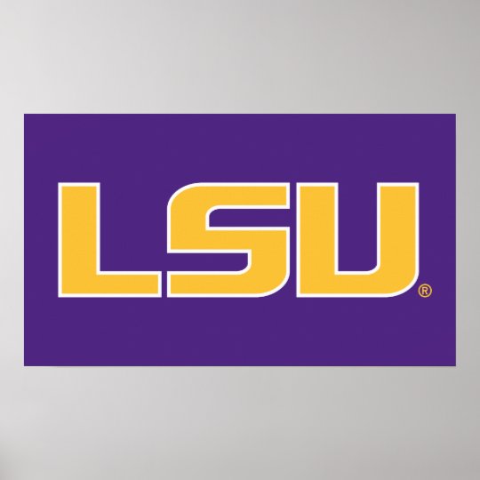 LSU Logo Poster | Zazzle.com
