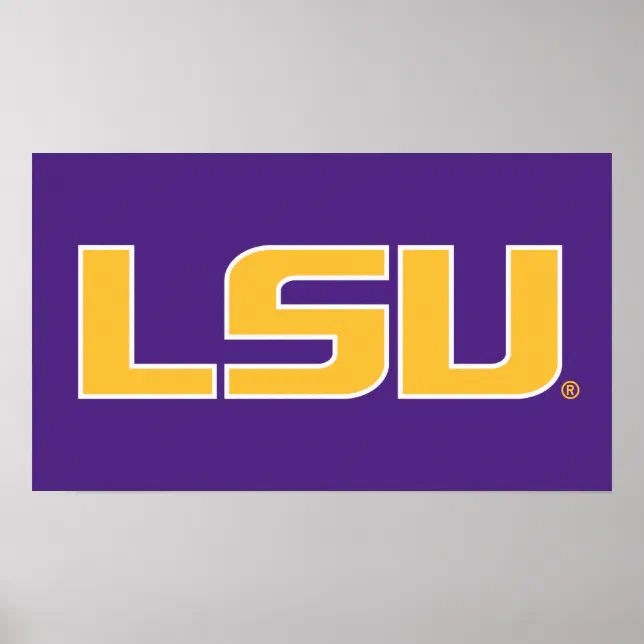 LSU Logo Poster | Zazzle