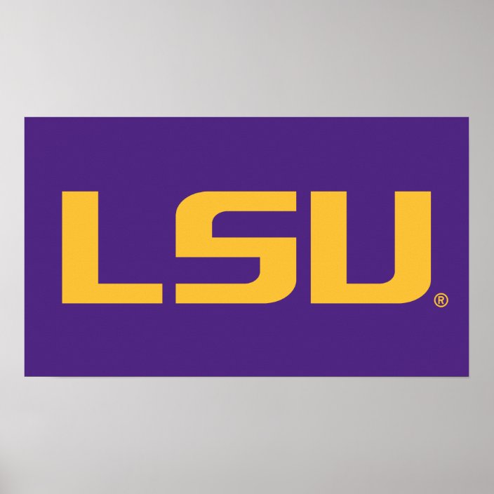 LSU Logo Poster | Zazzle.com