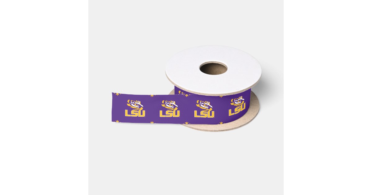 LSU Logo Satin Ribbon | Zazzle