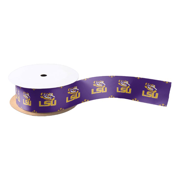 LSU Logo Satin Ribbon | Zazzle