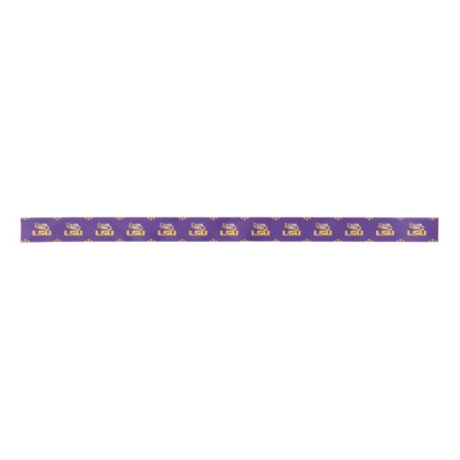 LSU Logo Satin Ribbon | Zazzle