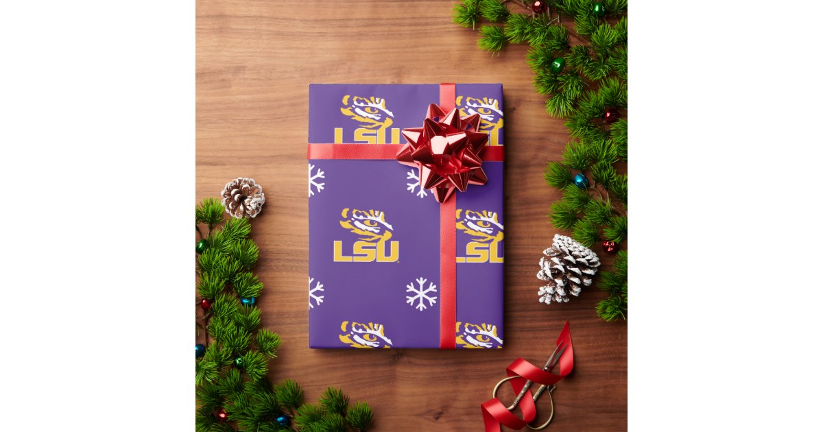 LSU Logo Wrapping Paper | Zazzle