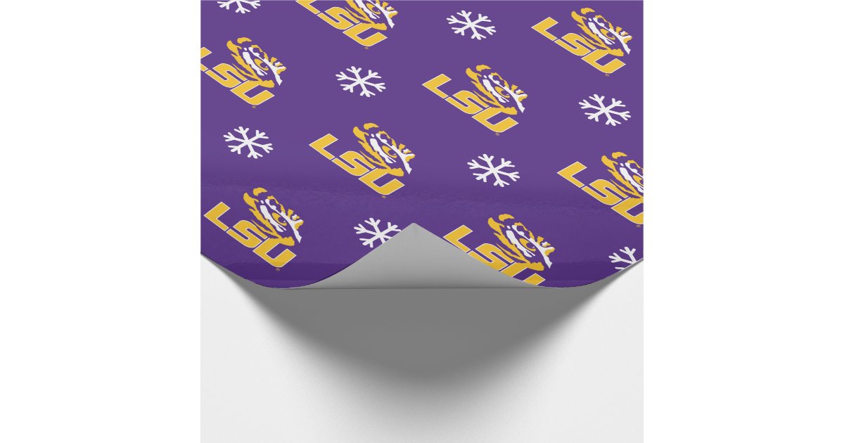 LSU Logo Wrapping Paper | Zazzle