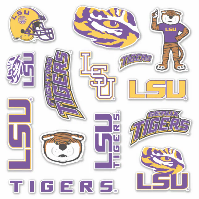 LSU Louisiana State University Logos Sticker | Zazzle