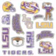 LSU Louisiana State University Logos Sticker | Zazzle