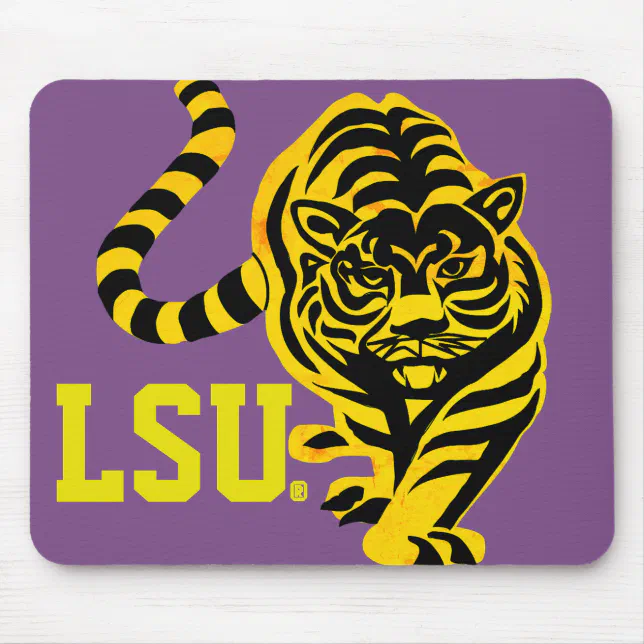 LSU Tiger Mousepad | Zazzle