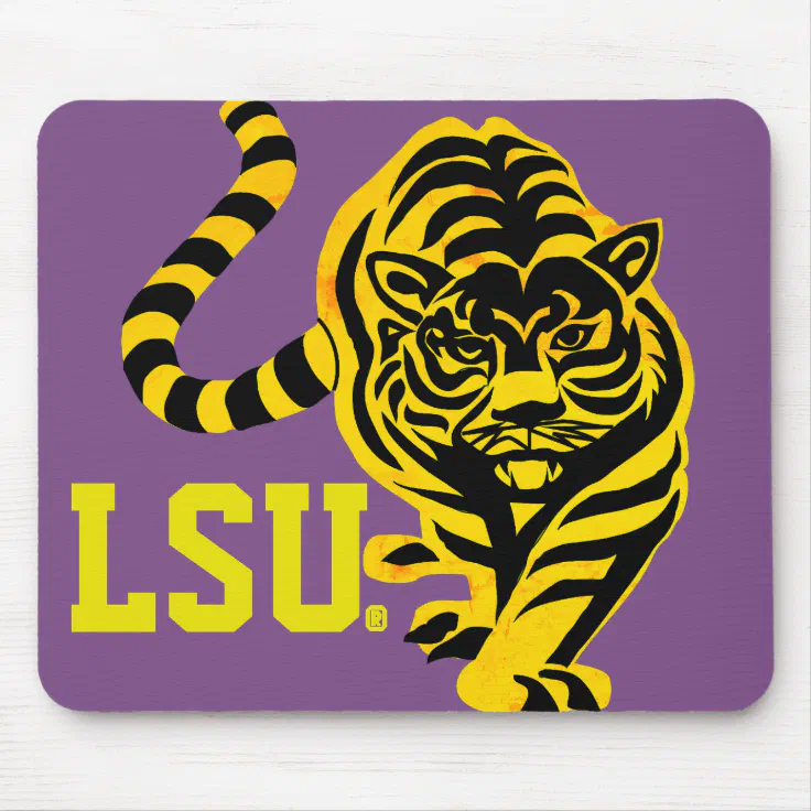 LSU Tiger Mousepad | Zazzle