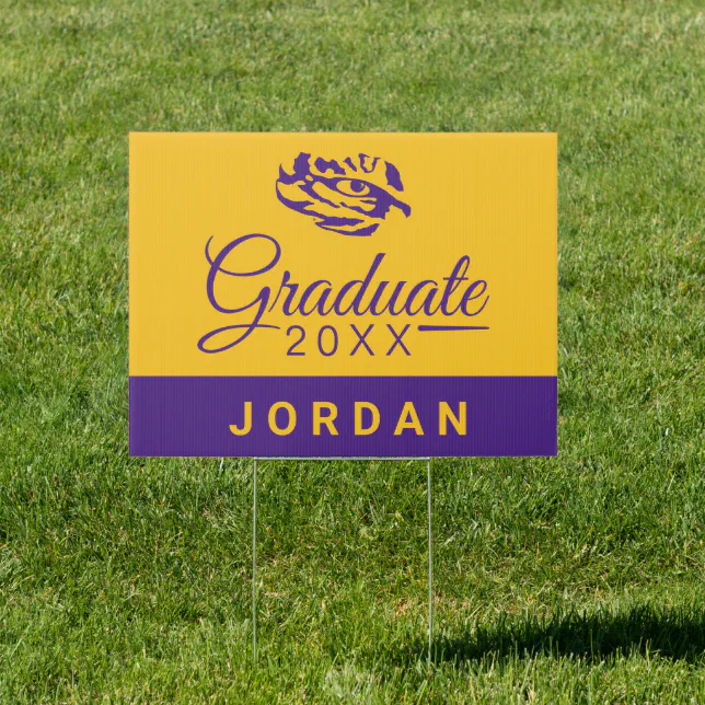 LSU Tigers Graduate Sign | Zazzle