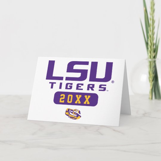 LSU Tigers | Graduation Year Card | Zazzle.com