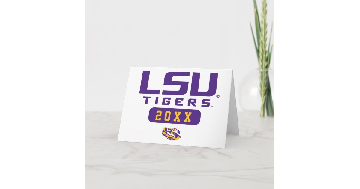 LSU Tigers | Graduation Year Card | Zazzle