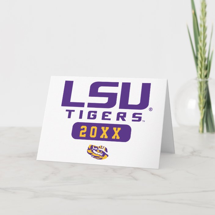 LSU Tigers | Graduation Year Card | Zazzle.com