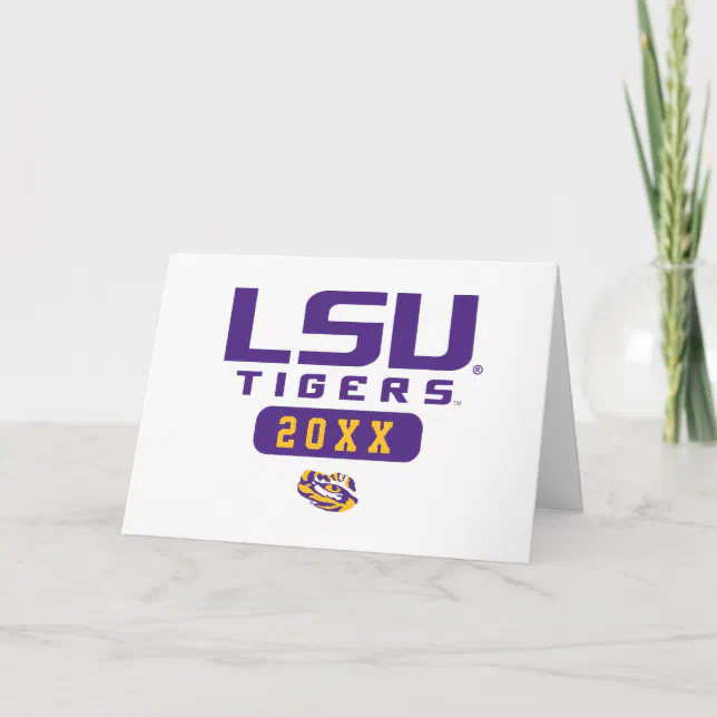 LSU Tigers | Graduation Year Card | Zazzle